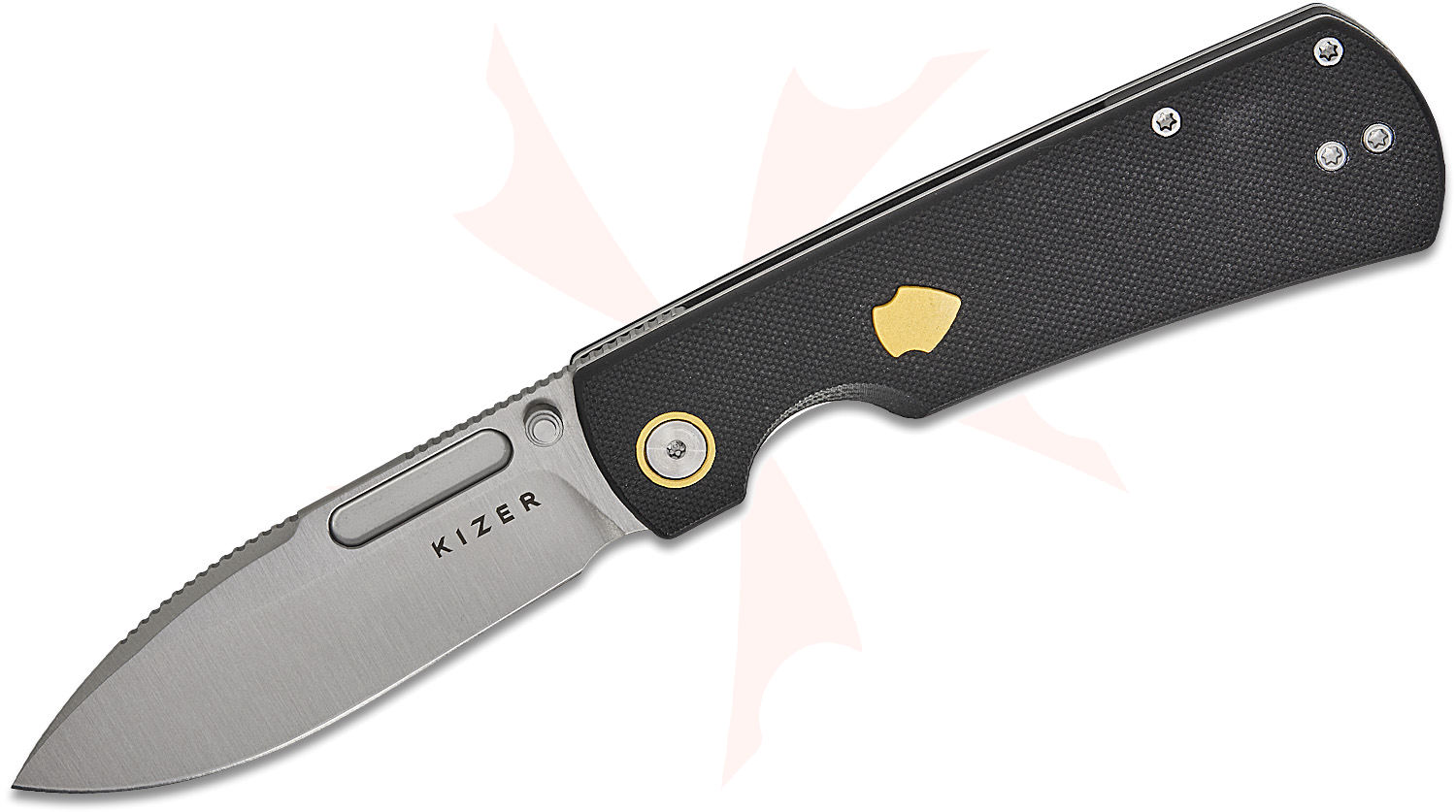 Kizer Cutlery Vanguard Johan Jordaan Retro Traditional Liner Lock Front ...