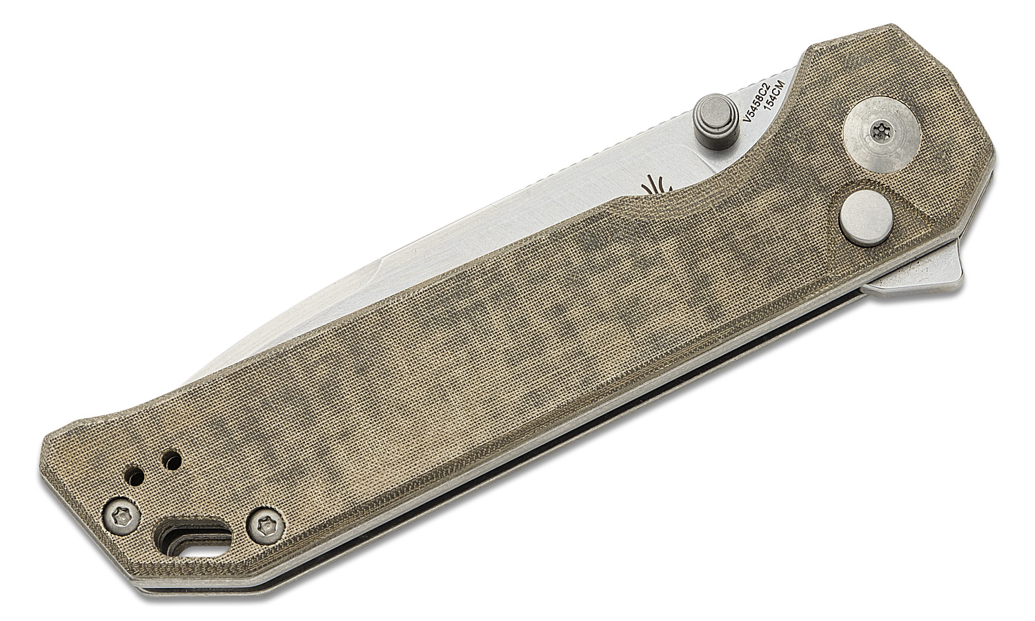 Kizer Cutlery Vanguard Begleiter (XL) Button Lock Folding Knife 3.91 ...