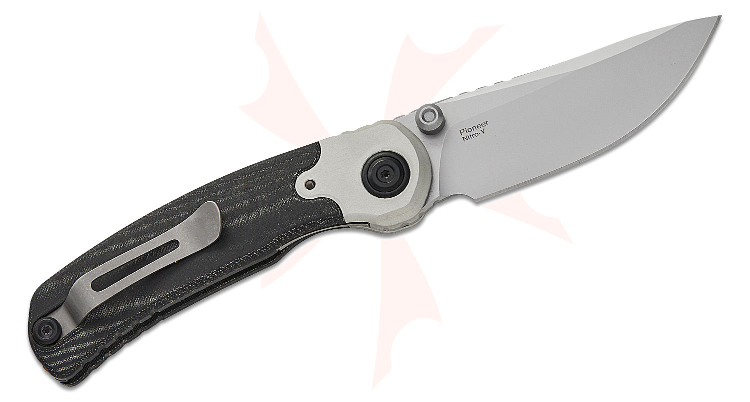 Kizer Cutlery X-Series PIONEER Front Flipper Knife 3.2" Nitro-V ...
