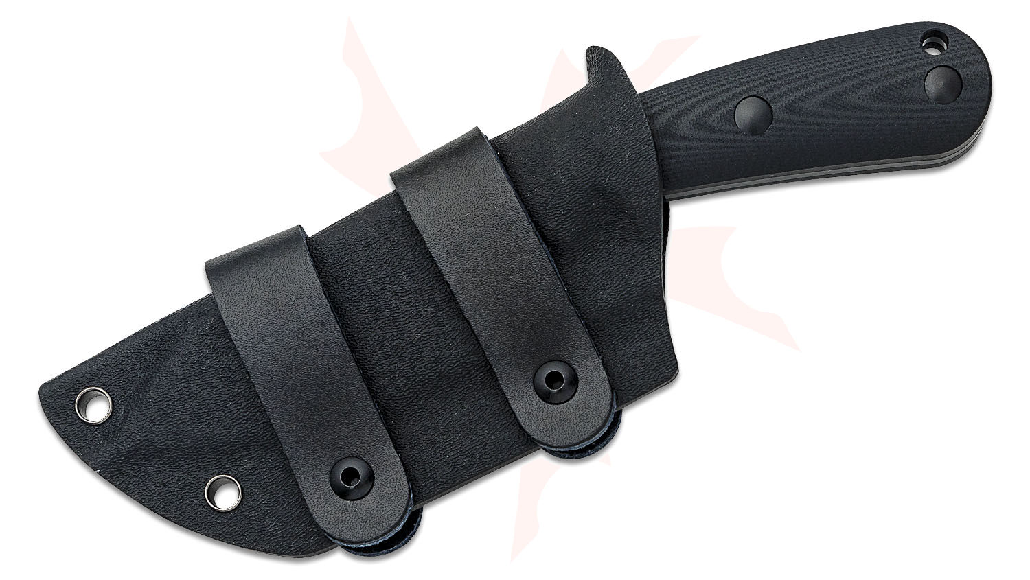 Kizer Cutlery 1044C1 Azo Baby Fixed Blade Knife 3.86" 154CM Black Leaf ...