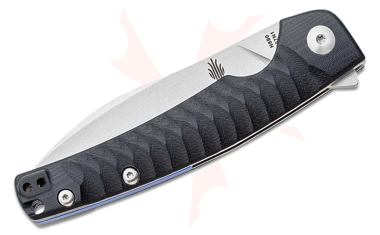 Kizer Cutlery TomCat Knives Splinter Flipper 3.375" N690 Stonewashed ...