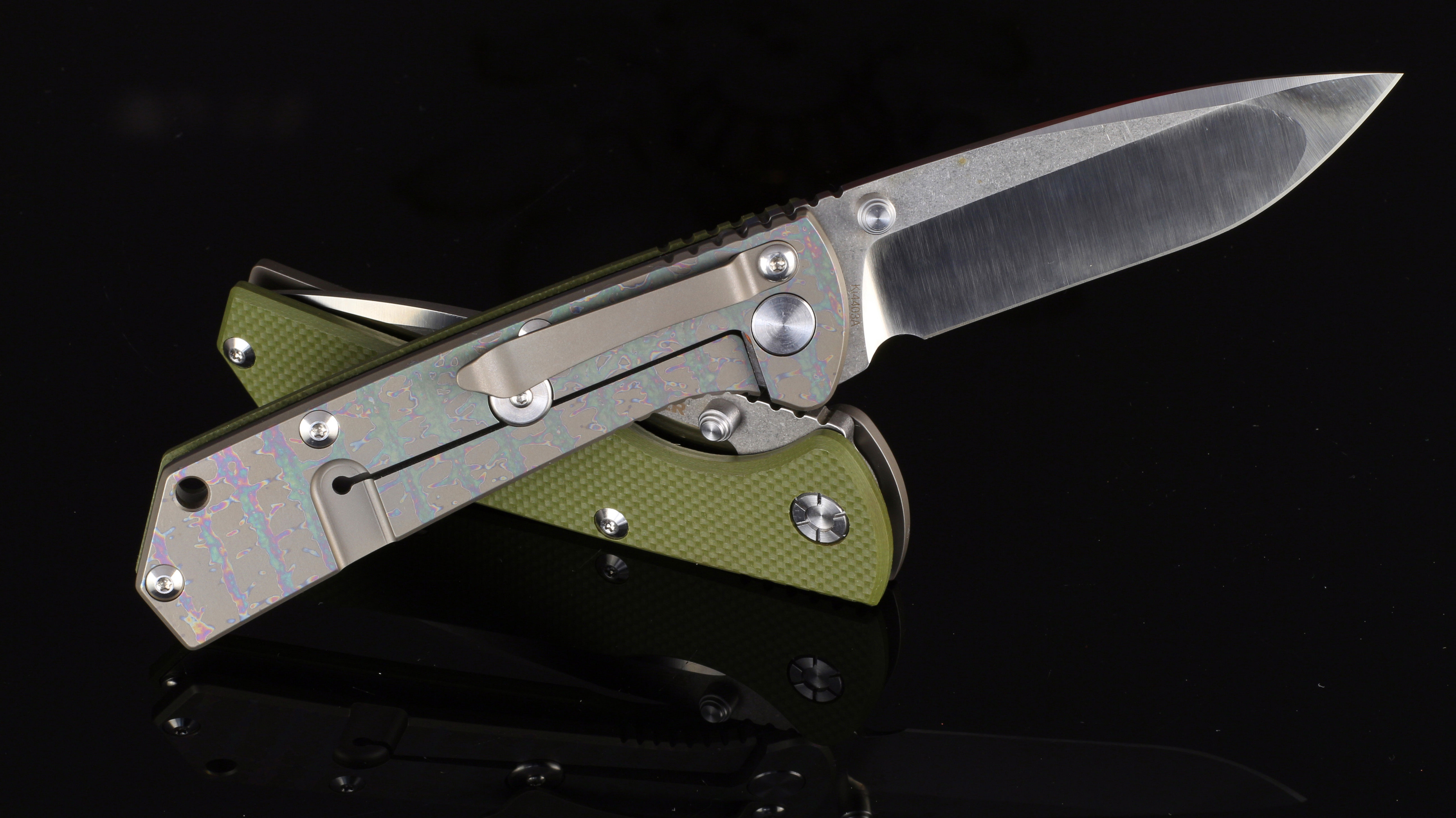 Kizer Cutlery Ki403B2 Folding Knife 3-1/2" S35VN Stonewash Blade, G10 ...