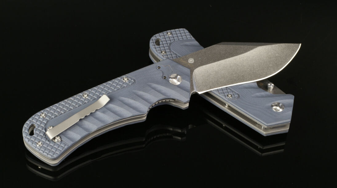 Kizer Cutlery Ki4435 Glenn Klecker Folding Knife 4" S35VN Clip Point ...