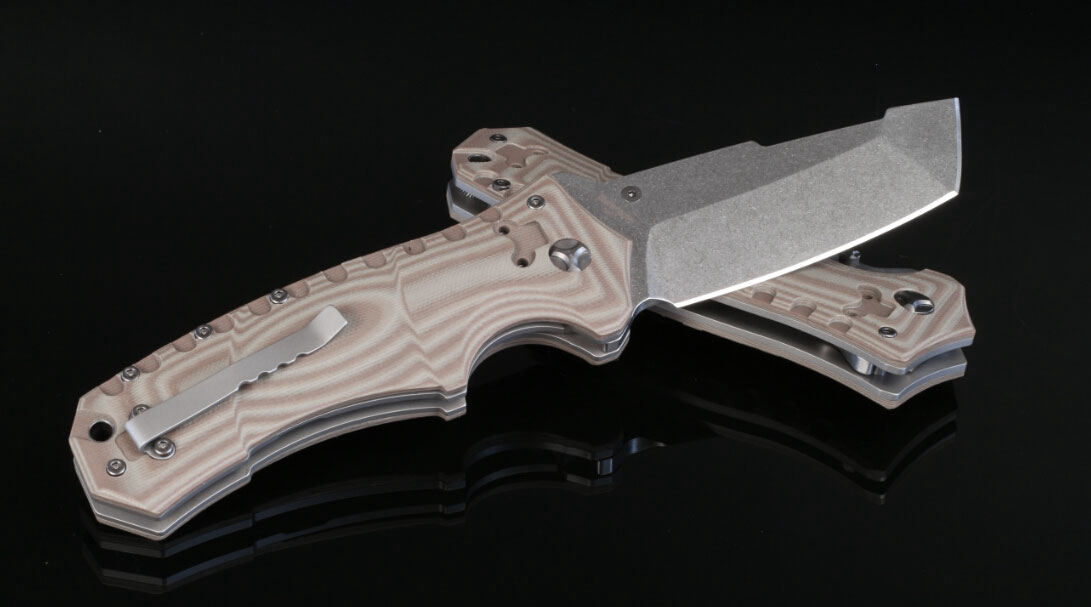 Kizer Cutlery Ki4436 Glenn Klecker Folding Knife 3.75" S35VN Tanto ...