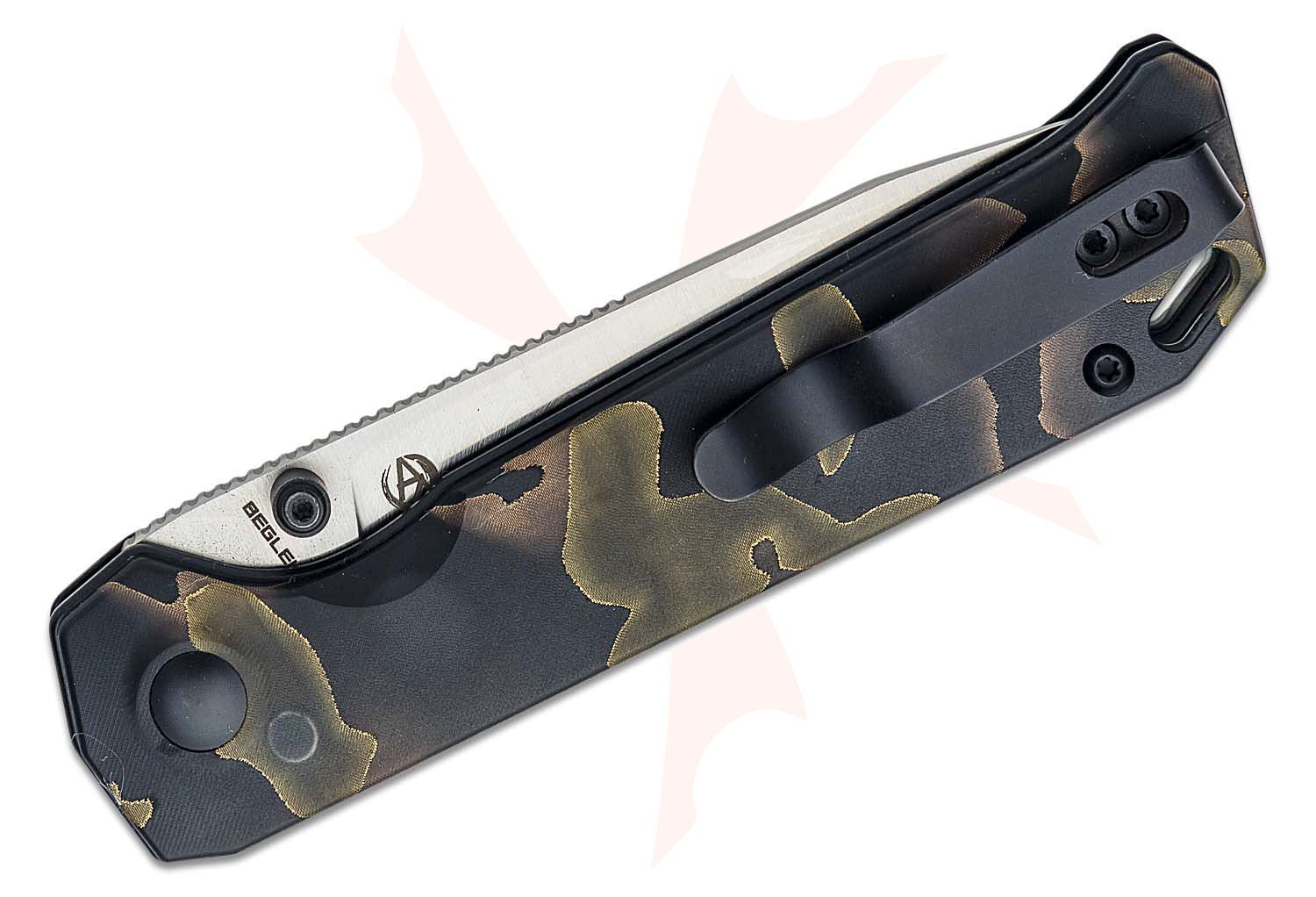 Kizer Cutlery Begleiter2 Button Lock Folding Knife 3.39" S35VN Satin ...