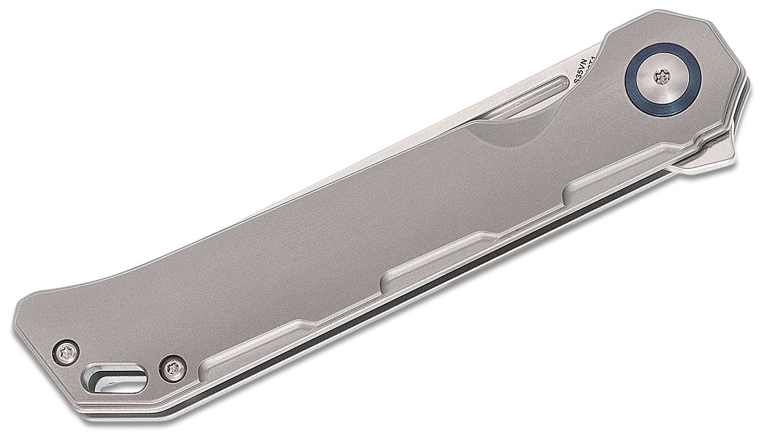 Kizer Cutlery Ki4458T1 Begleiter Flipper Knife 3.54" S35VN Satin Tanto ...