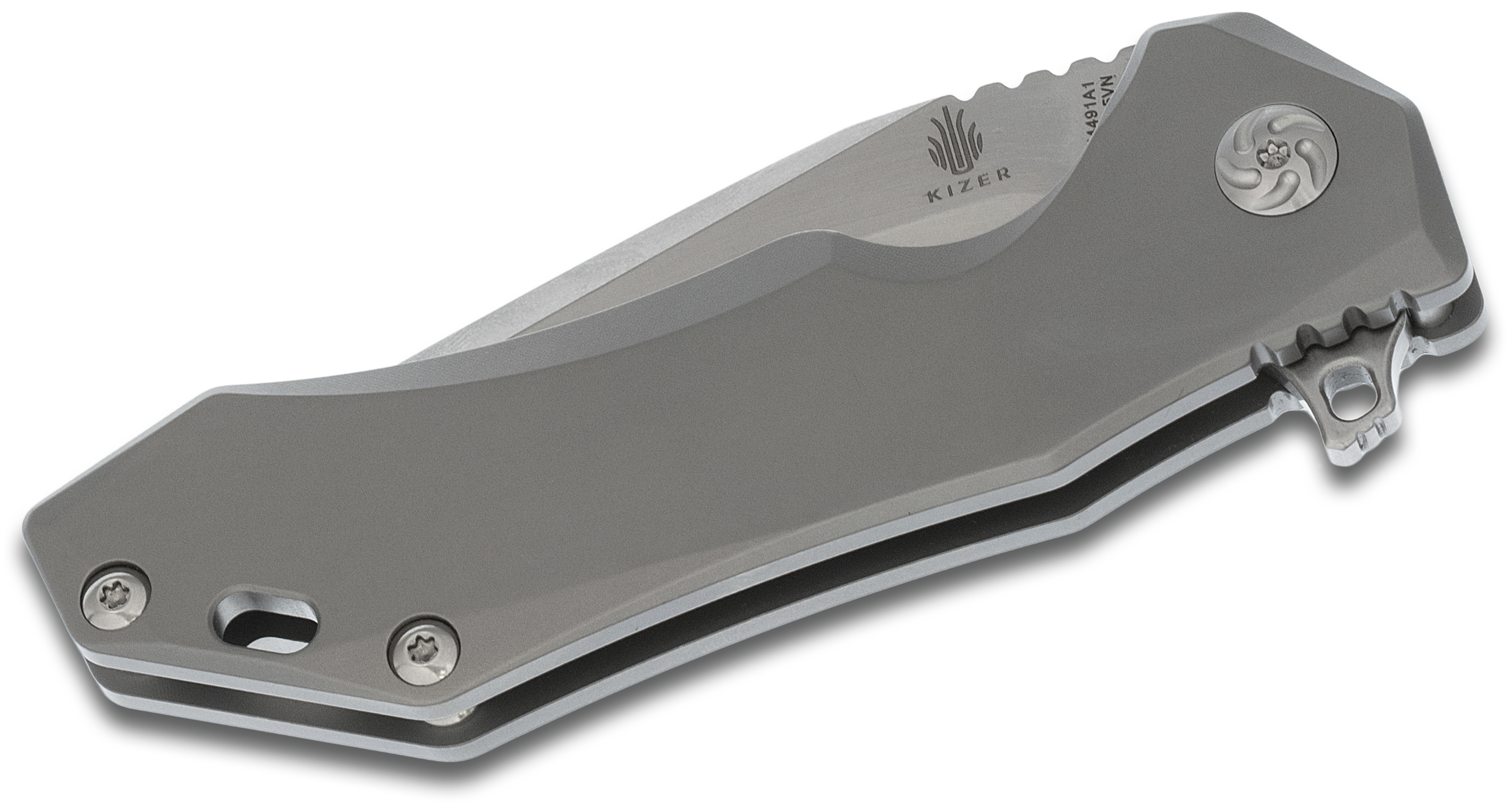 Kizer Cutlery Ki4491A1 Uprising Flipper 3.6" S35VN Clip Point Blade ...