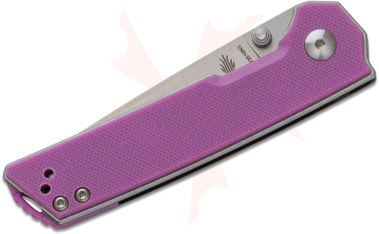 Kizer Cutlery Vanguard Mini Domin Folding Knife 2.91" N690 Stonewashed ...