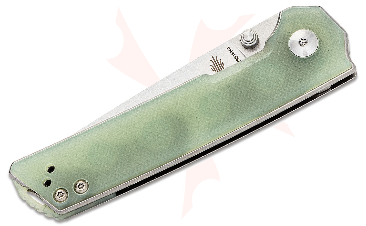 Kizer Cutlery Vanguard Mini Domin Folding Knife 2.91" N690 Stonewashed ...