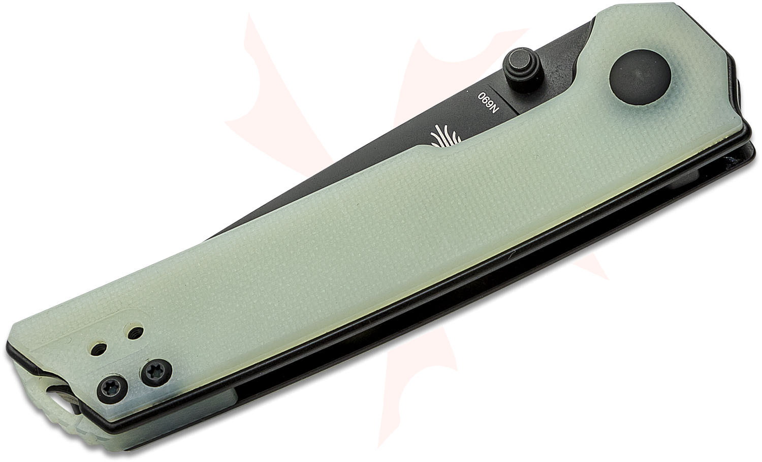 Kizer Cutlery Vanguard Mini Domin Folding Knife 2.91" N690 Black Blade ...