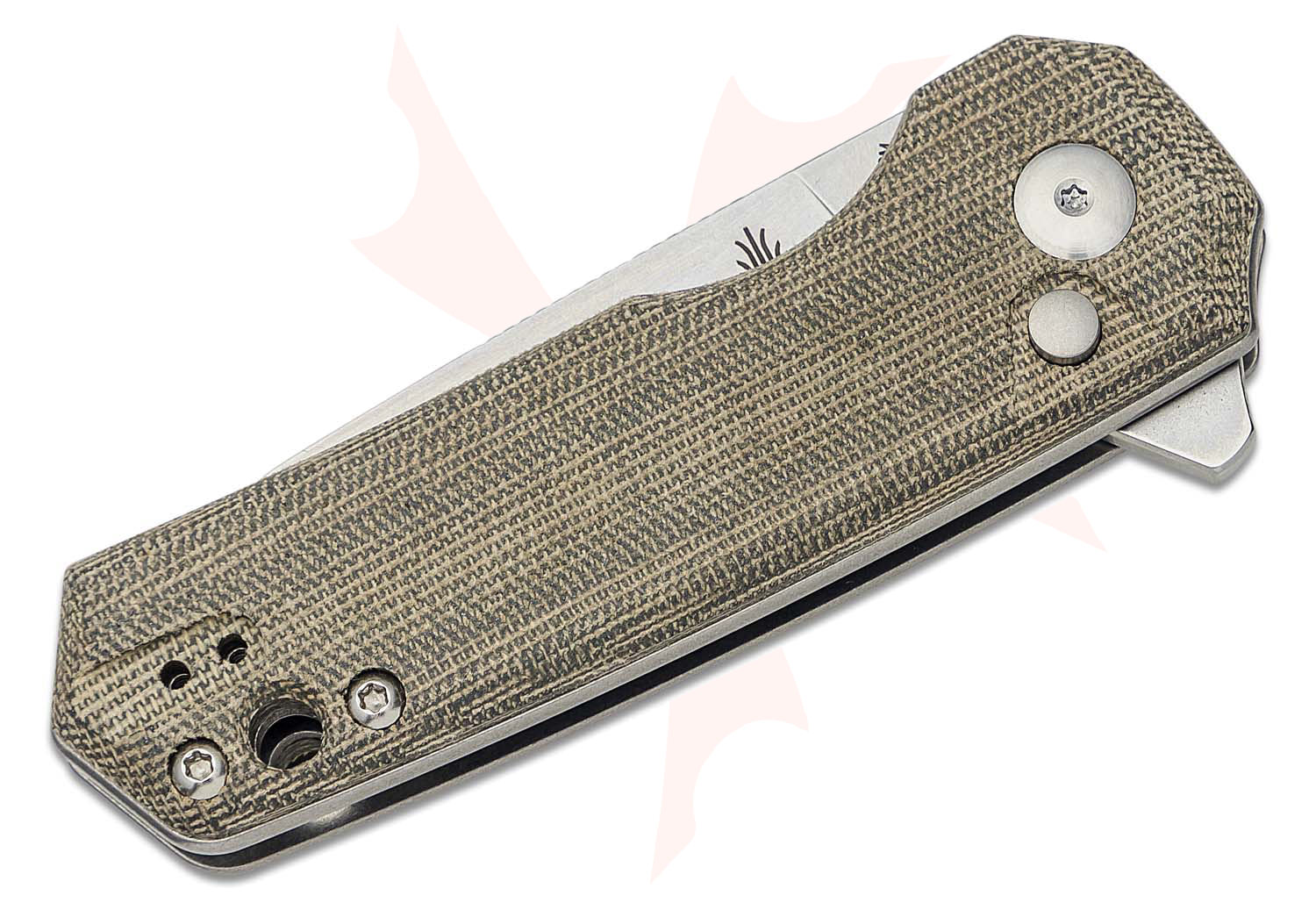 Kizer Cutlery Vanguard Azo Lieb M Button Lock Flipper Knife 2.98" 154CM ...