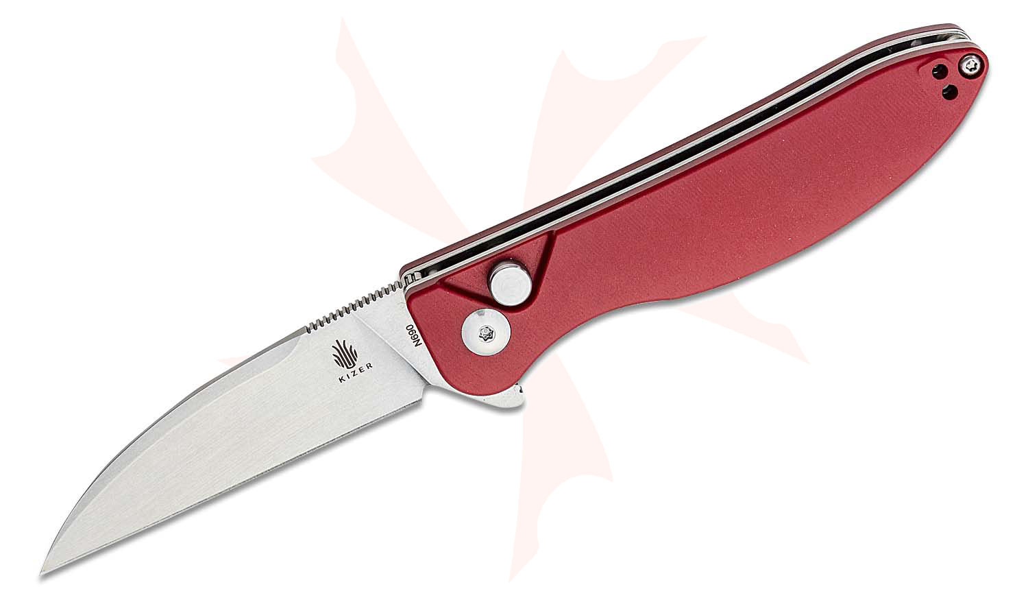 Kizer Cutlery Vanguard Swaggs Sway Back Flipper Knife 2.99" N690 ...