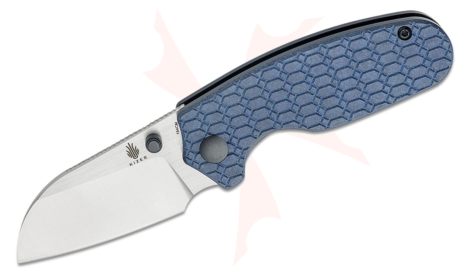 Kizer Cutlery Vanguard Azo/Gecko Customz Towser S Folding Knife 2.83 ...