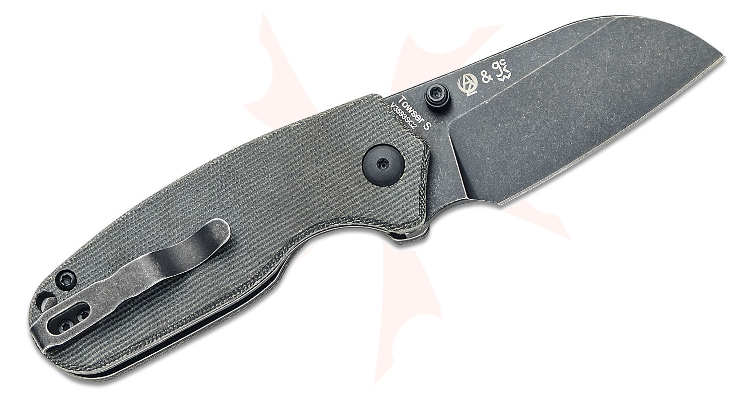 Kizer Cutlery Vanguard Azo/Gecko Customz Towser S Folding Knife 2.83 ...