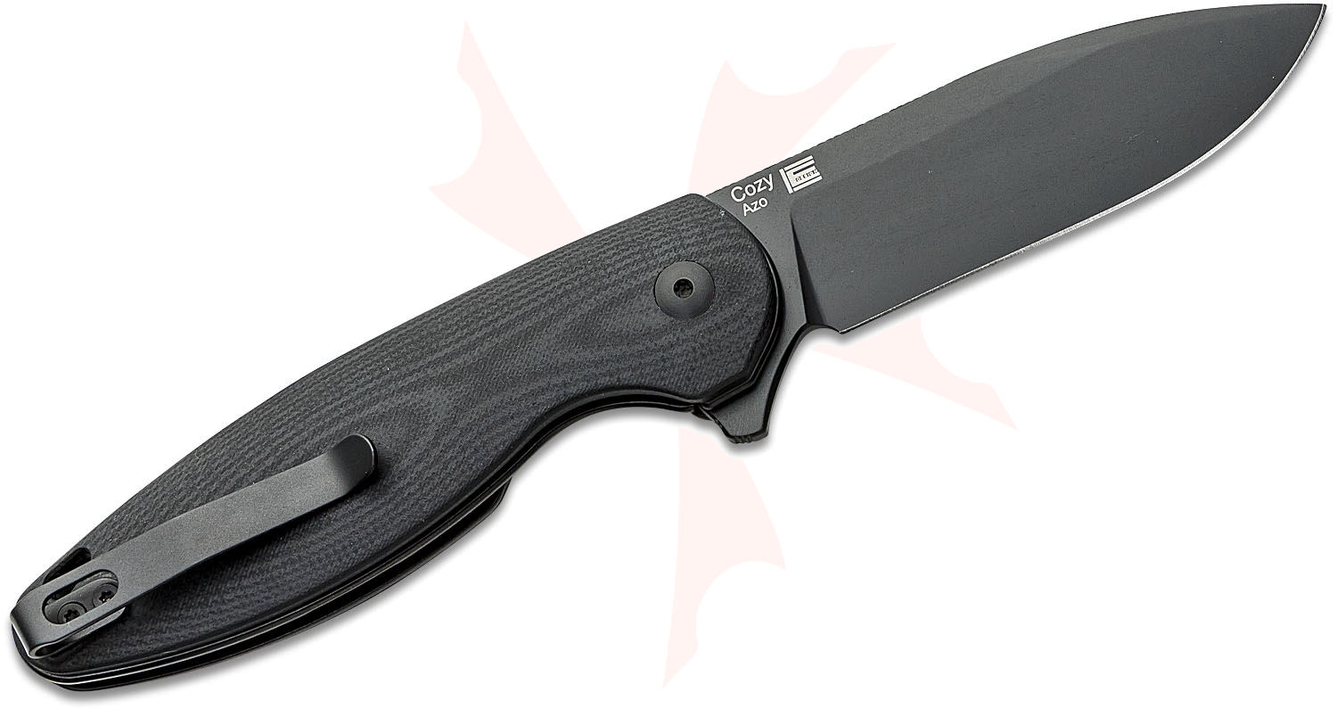 Kizer Cutlery Vanguard Carlos & Azo Cozy Flipper Knife 3.31" 154CM ...