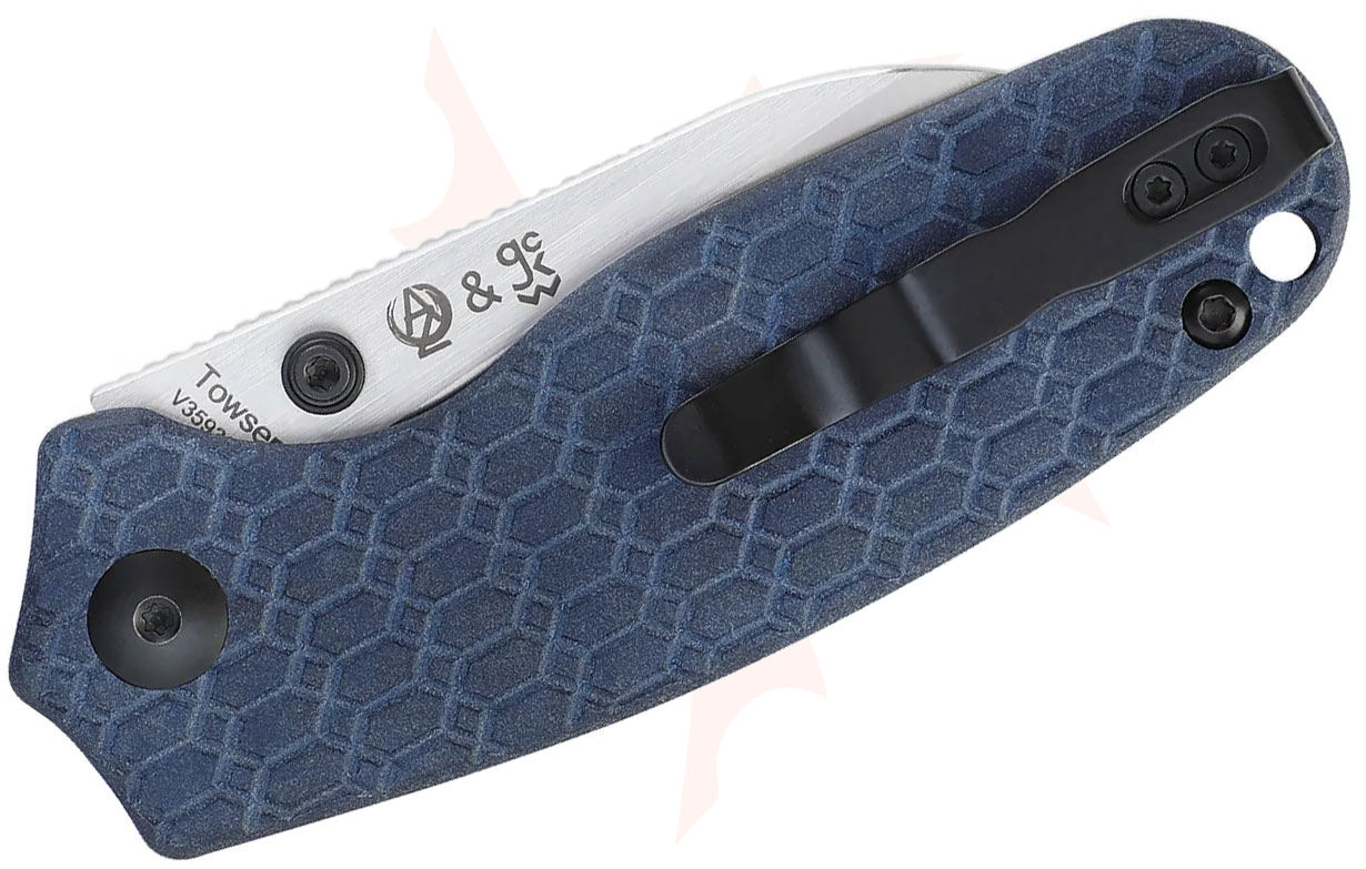Kizer Cutlery Vanguard Azo/Gecko Customz Towser S Folding Knife 2.83 ...