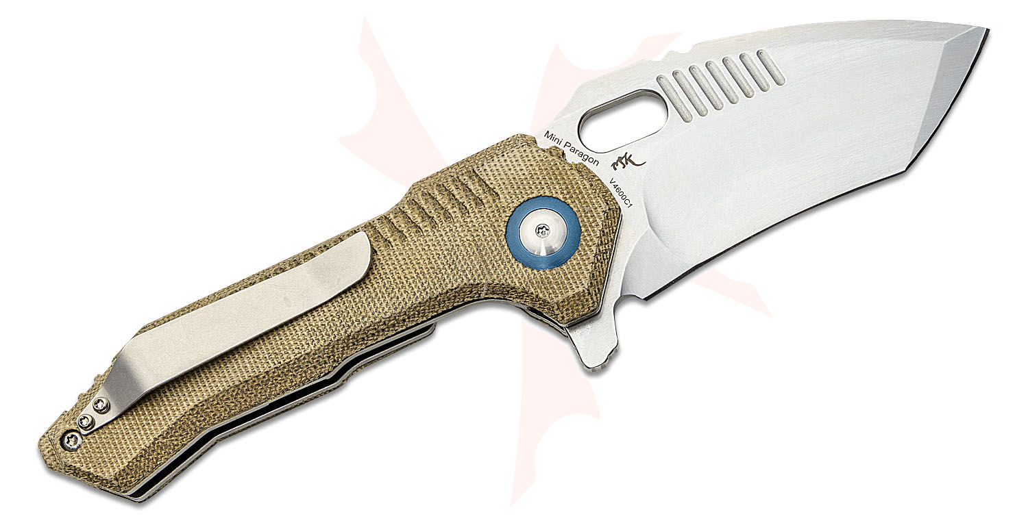 Kizer Cutlery Vanguard RS Knifeworks Mini Paragon Flipper Knife 3.43 ...