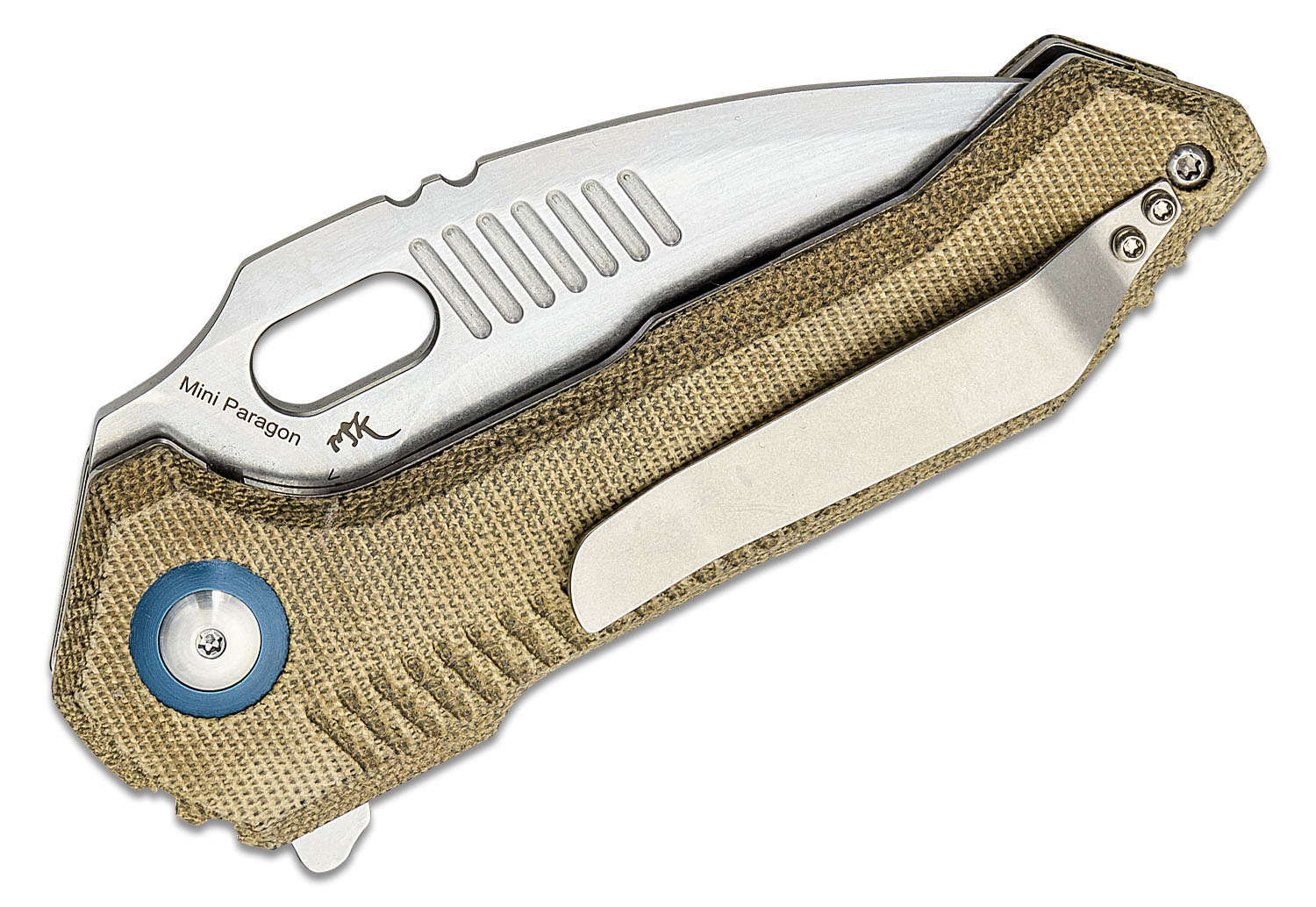 Kizer Cutlery Vanguard RS Knifeworks Mini Paragon Flipper Knife 3.43 ...