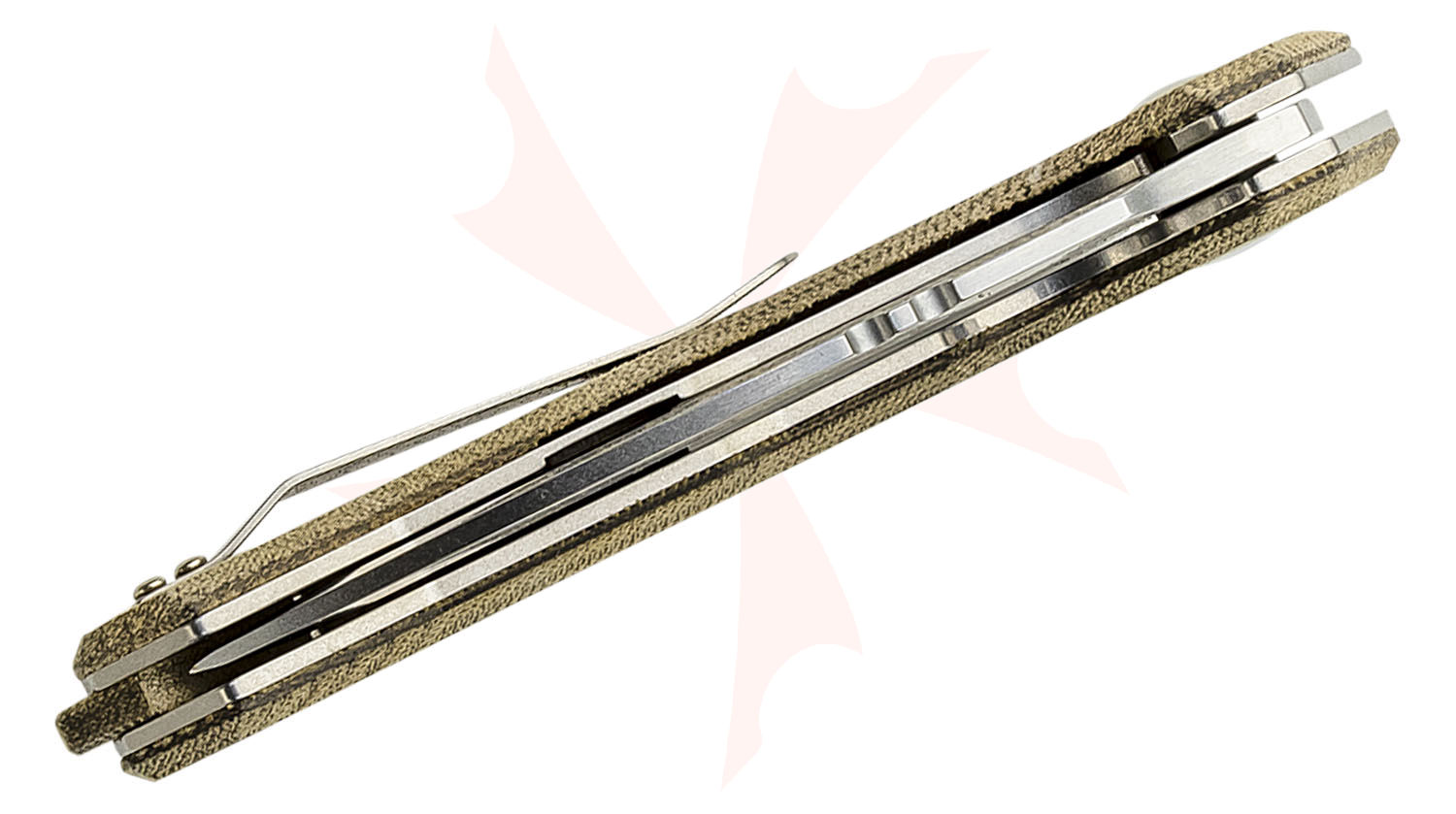 Kizer Cutlery Vanguard RS Knifeworks Mini Paragon Flipper Knife 3.43 ...