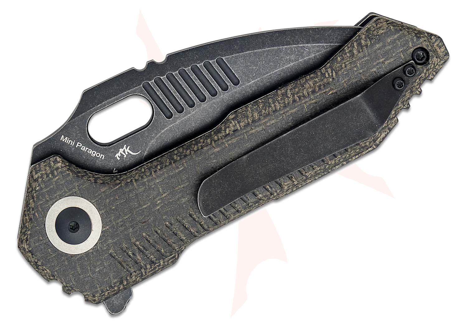 Kizer Cutlery Vanguard RS Knifeworks Mini Paragon Flipper Knife 3.43 ...