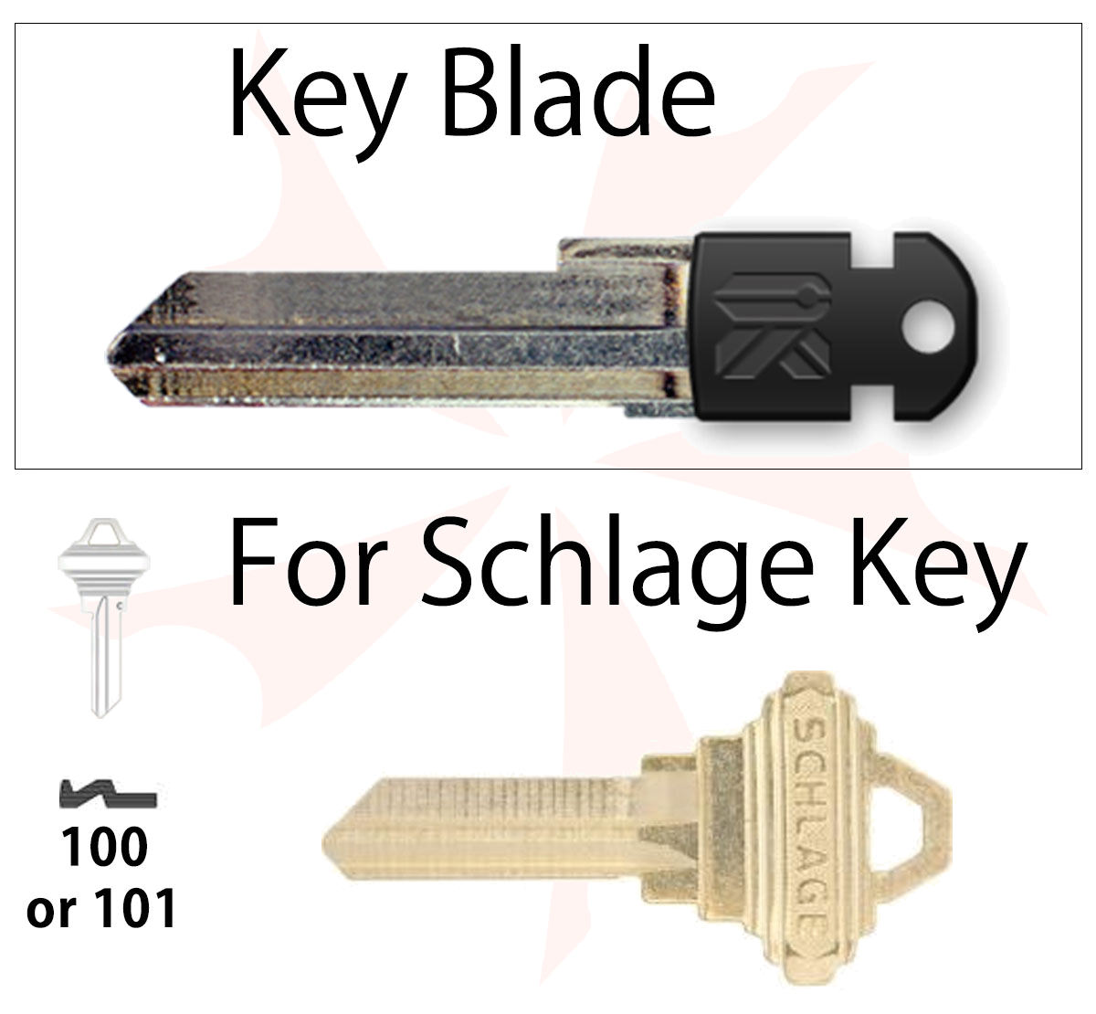 Klecker Stowaway Tool Key Blank, Schlage SC1 - KnifeCenter - STW-219 ...