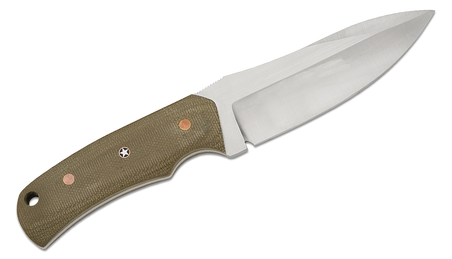 KM Designs Custom Kommando Fixed Blade Knife 4" CPM-154 Satin Drop ...