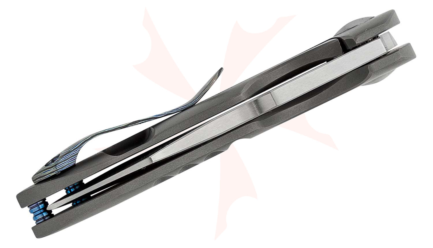 KM Designs Custom Gents Fatboy Flipper Knife 2.875" CPM-154 Satin ...