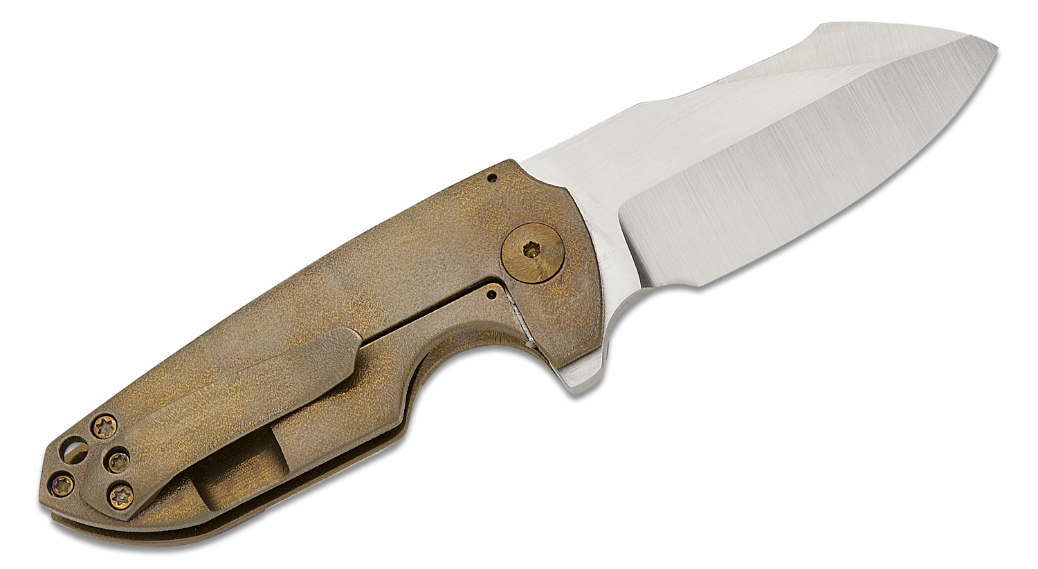 KM Designs Custom Gents Fatboy Flipper Knife 2.875" CPM-154 Satin ...