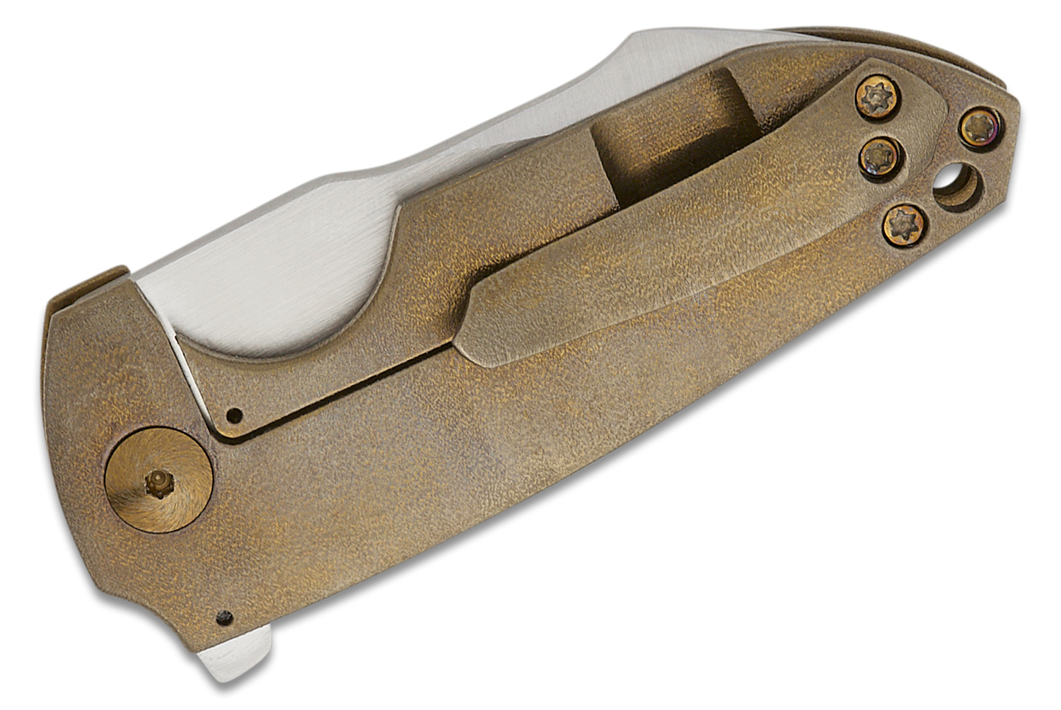KM Designs Custom Gents Fatboy Flipper Knife 2.875" CPM-154 Satin ...