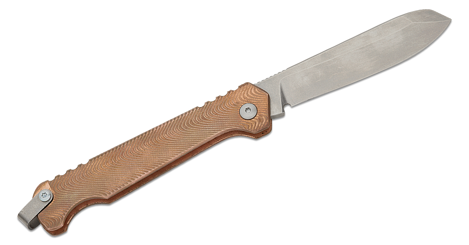 KM Designs/Graham Knives Cracker Slipjoint Folding Knife 3.5" CPM-154 ...