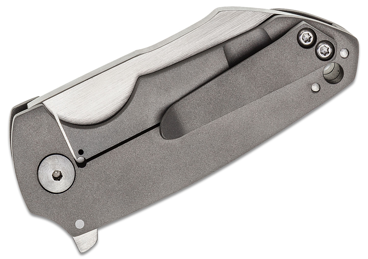 KM Designs Custom Gents Fatboy Flipper Knife 2.8" CPM-154 Satin Blade ...