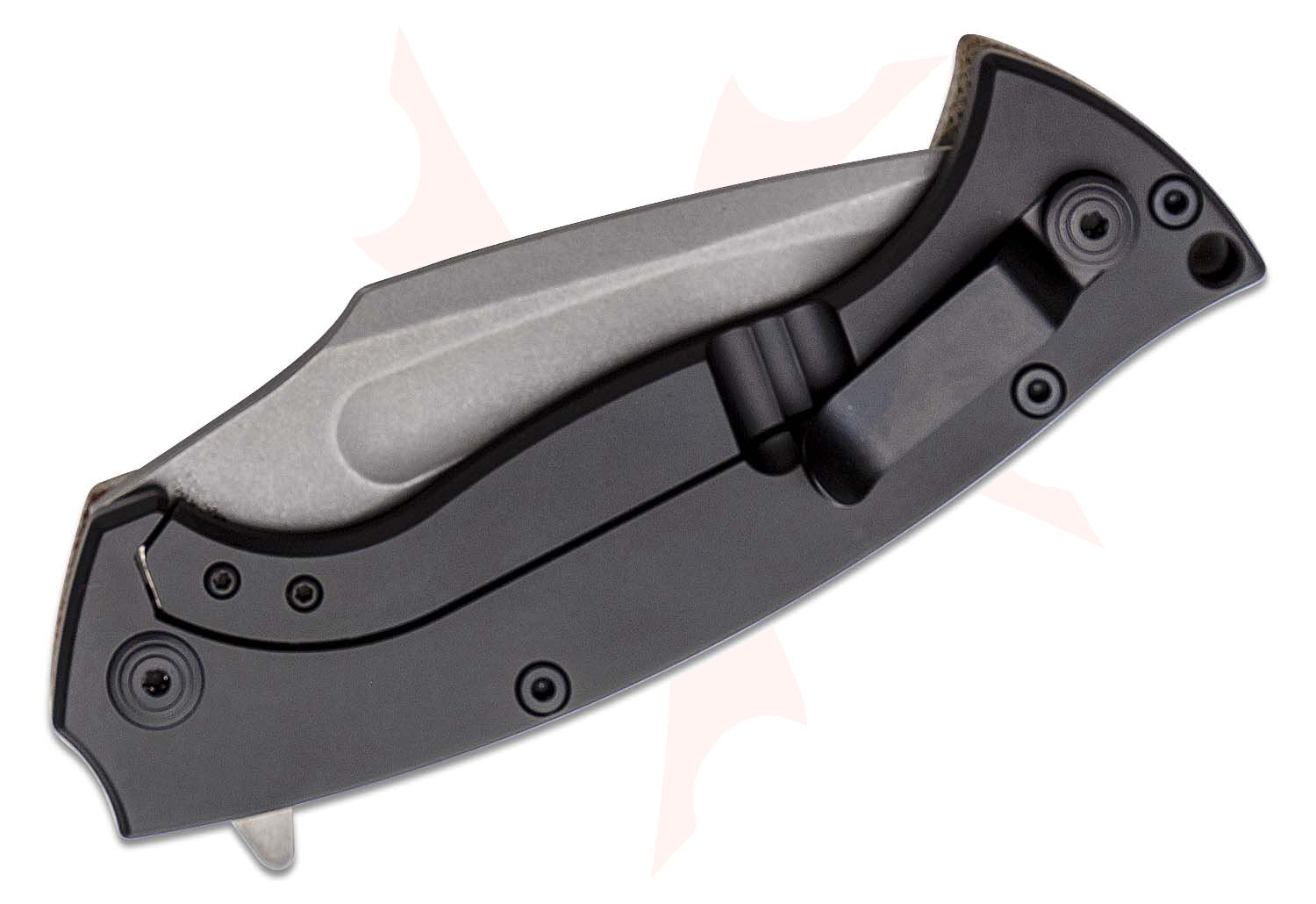 Knight Elements V2 Ultra Kukri Flipper Knife 4.4" N690 Acid Stonewashed ...