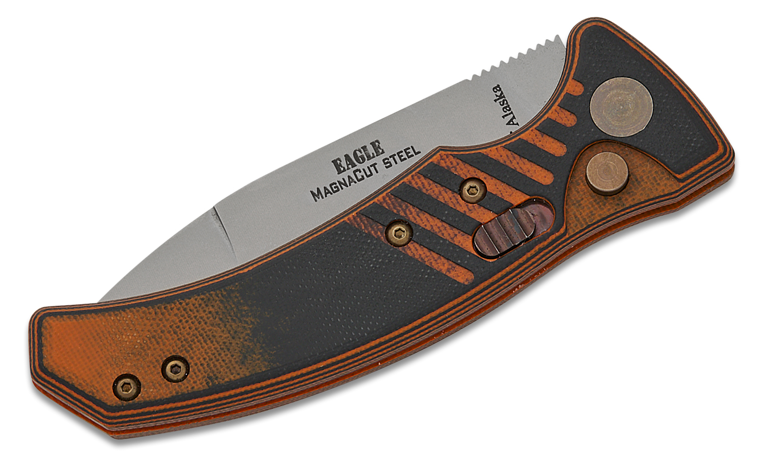Knives of Alaska Eagle AUTO Folding Knife 2.9" CPM-MagnaCut Spear Point ...