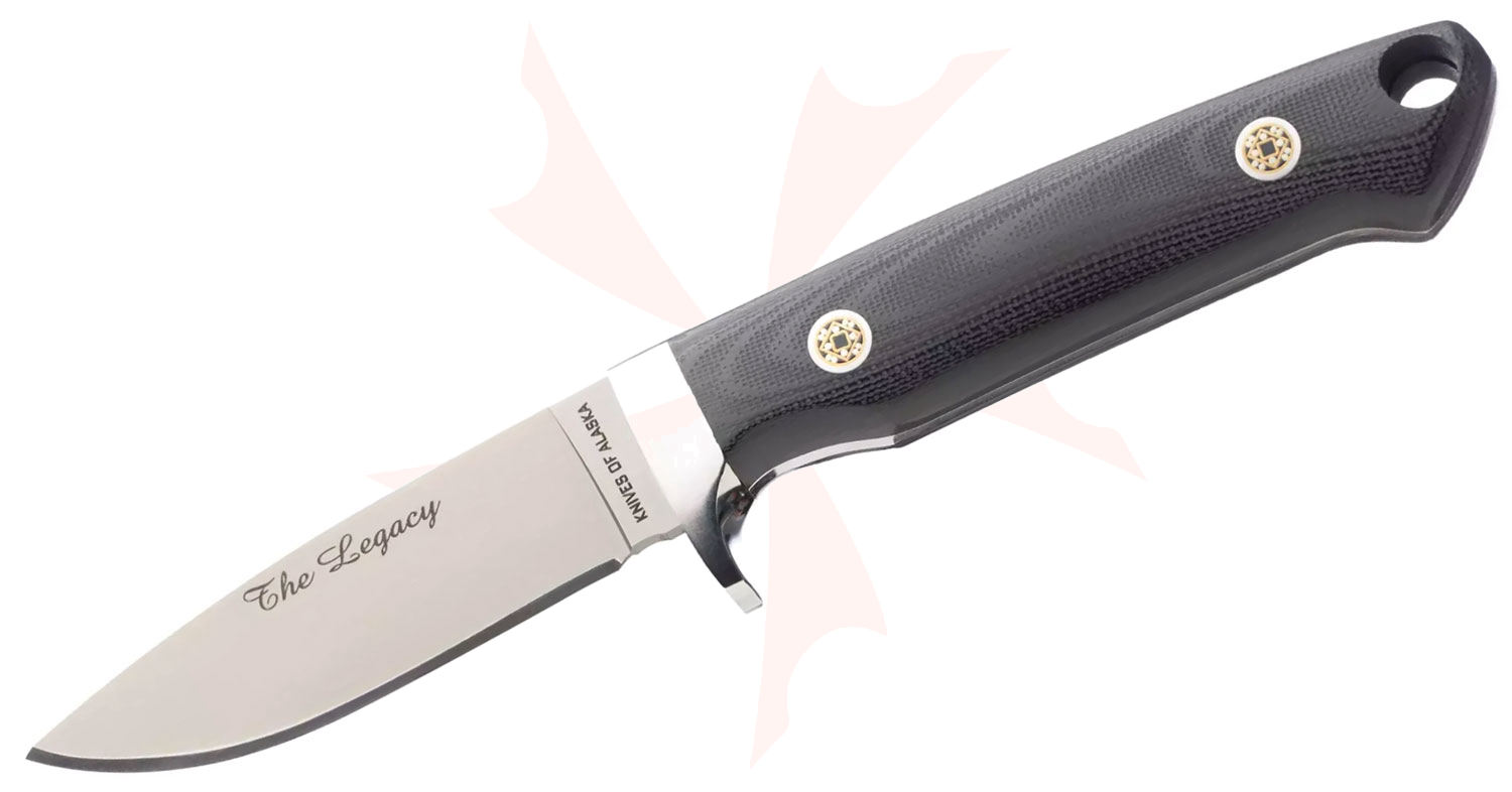 Knives of Alaska Legacy Fixed Blade Knife 3.25" S30V Bead Blast Drop ...