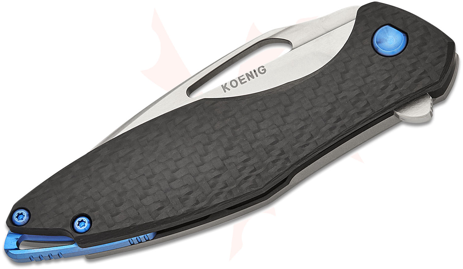 Koenig Knives Arius Gen 4 Flipper Knife 3.5" M390 Brightwashed Two-Tone ...