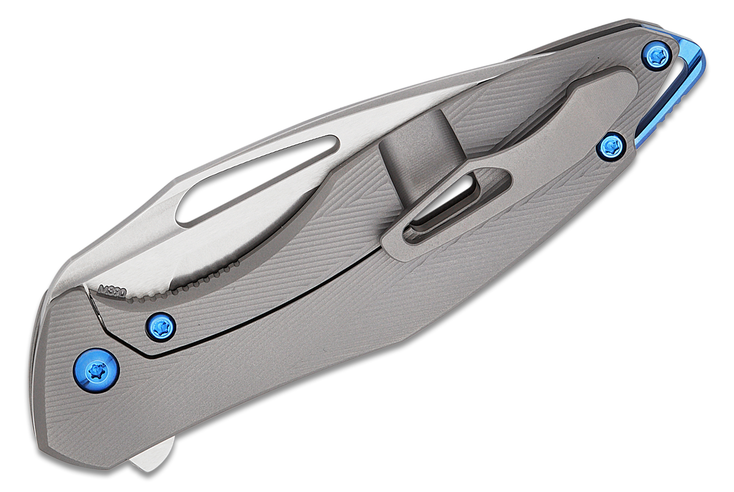 Koenig Knives Mini Arius Flipper Knife 3" M390 Burnished Two-Tone Blade ...