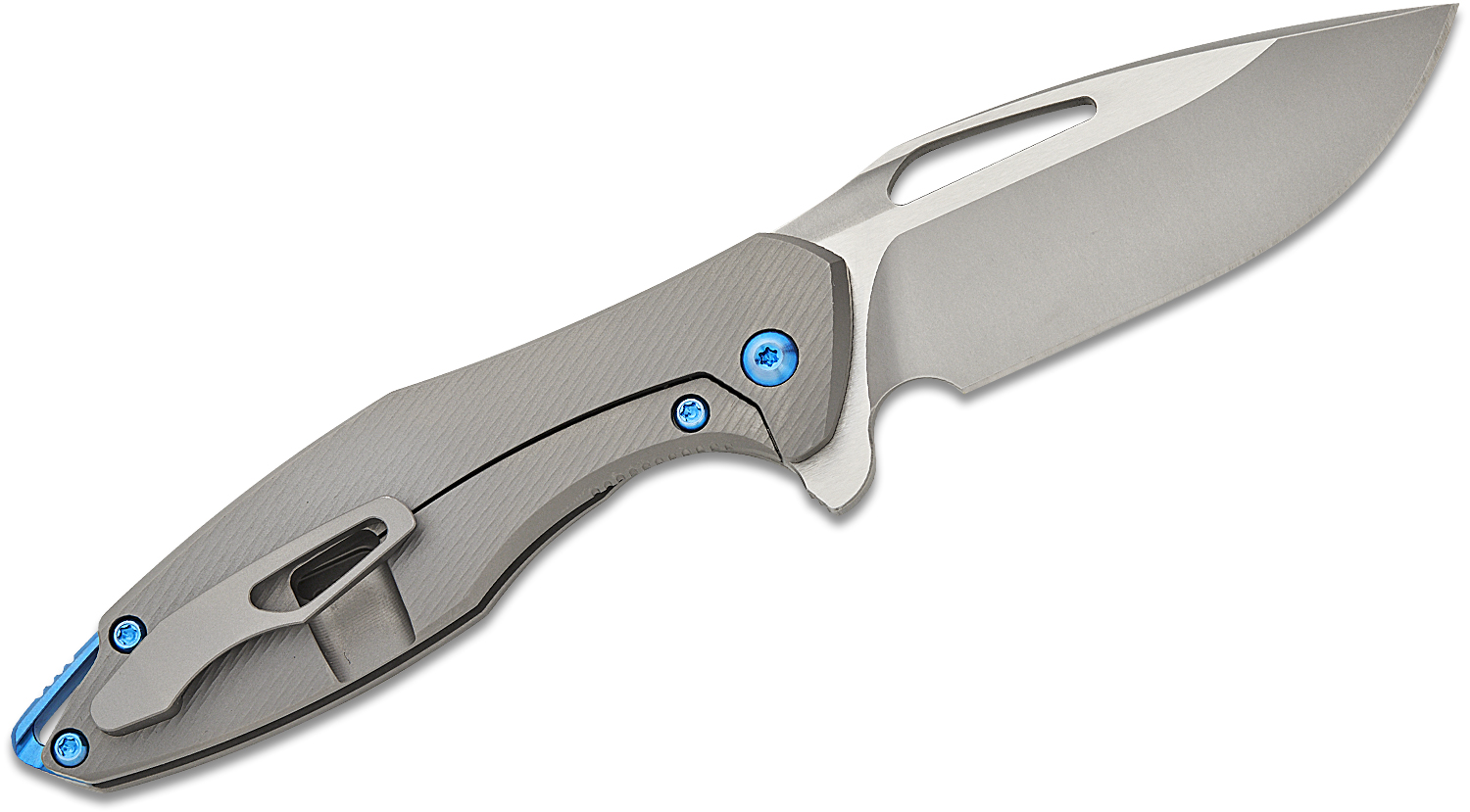 Koenig Knives Mini Arius Flipper Knife 3" M390 Burnished Two-Tone Blade ...