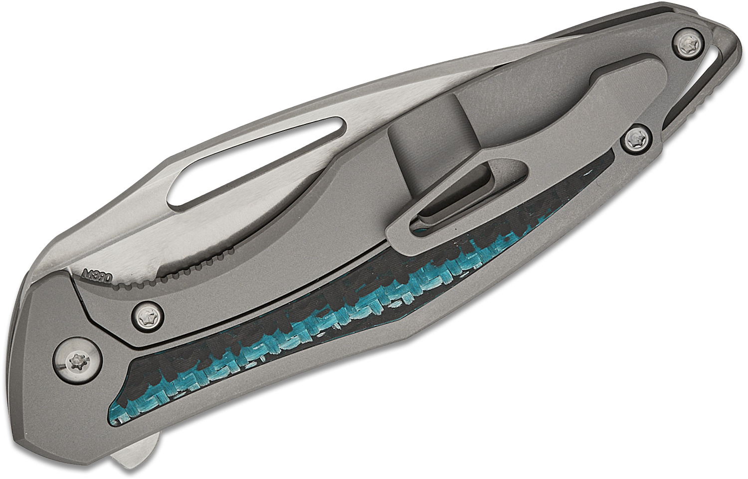 Koenig Knives Custom Mini Arius Flipper Knife 3" M390 Brightwashed ...