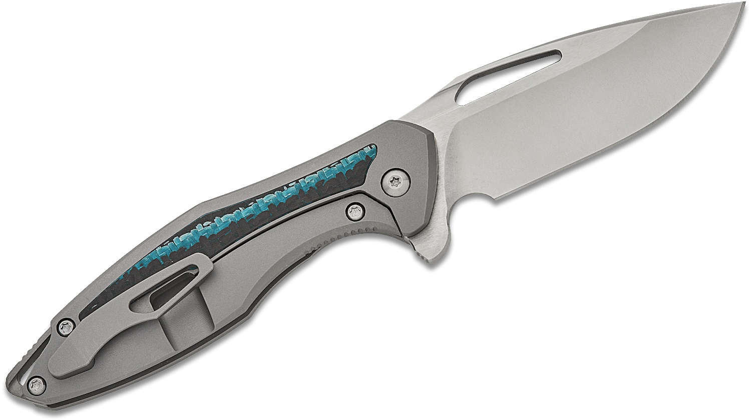 Koenig Knives Custom Mini Arius Flipper Knife 3" M390 Brightwashed ...