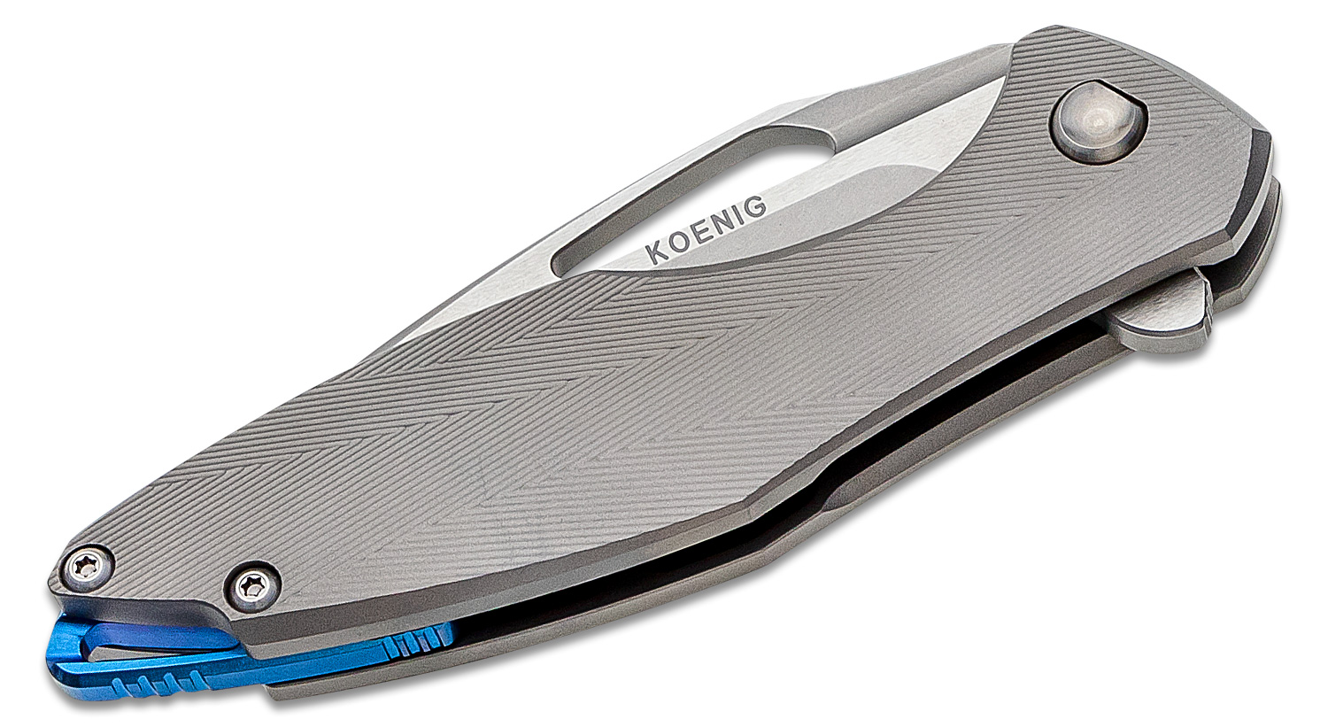 Koenig Knives Custom Arius Flipper Knife 3.5" M390 Two-Tone Blade ...