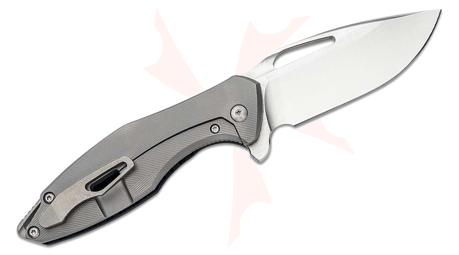 Koenig Knives Custom Arius Flipper Knife 3.5" 20CV Burnished Two-Tone ...