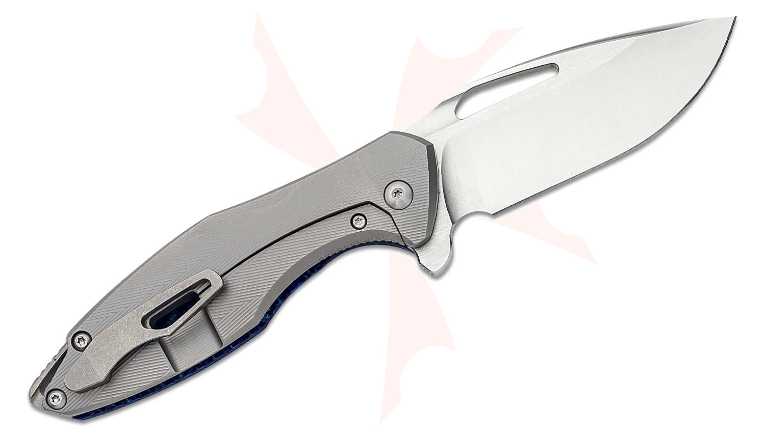 Koenig Knives Custom Arius Flipper Knife 3.5" 20CV Burnished Two-Tone ...