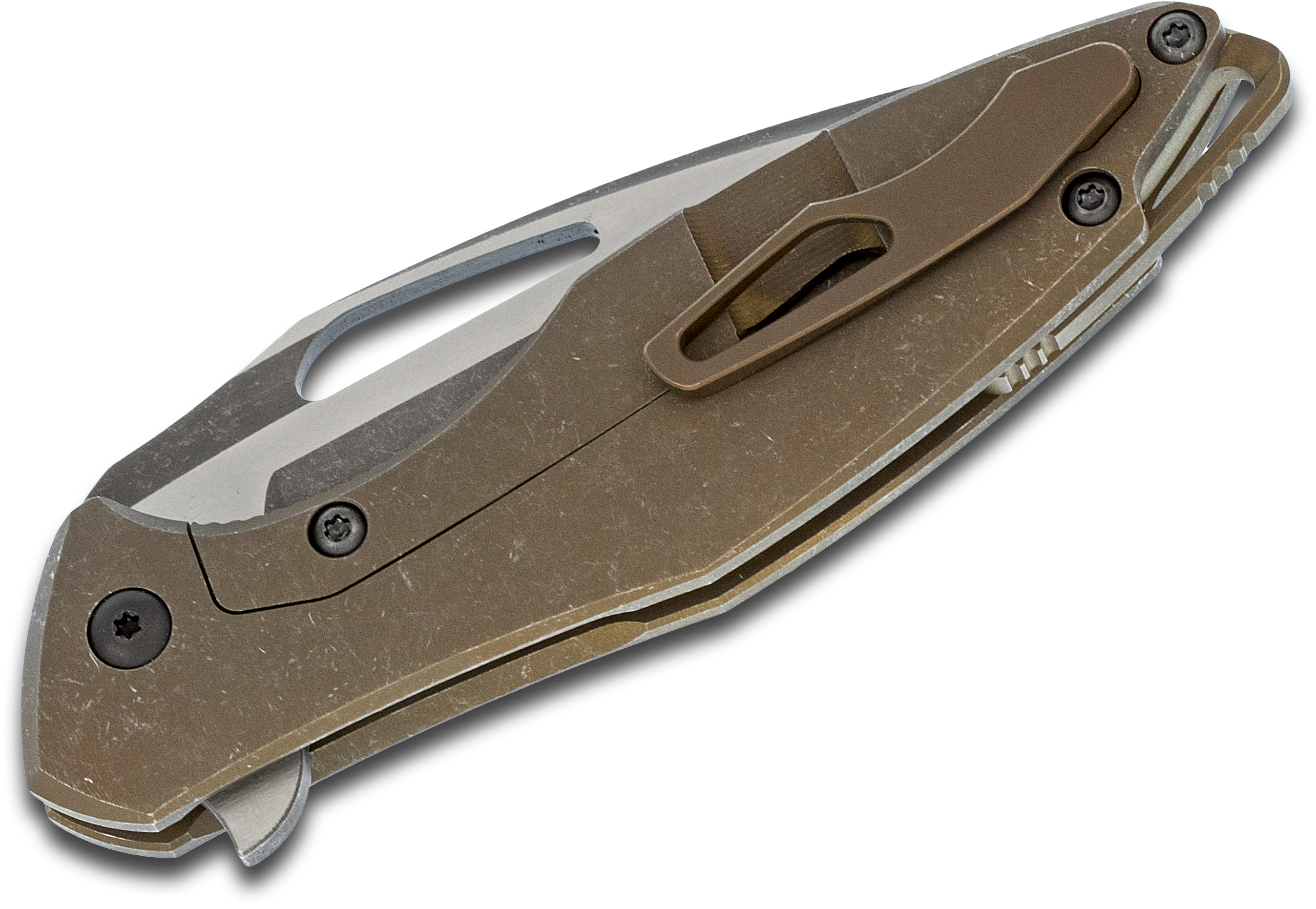 Koenig Knives Custom Arius Flipper 3.5" CTS-XHP Acid Washed Two-Tone ...