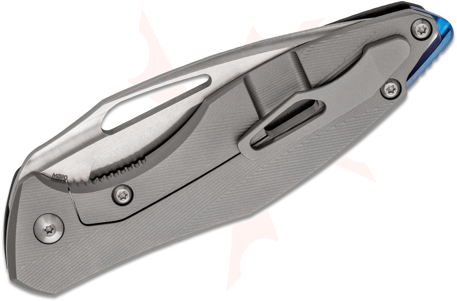 Koenig Knives Custom Arius Folding Knife 3.5" M390 Stonewashed Blade ...