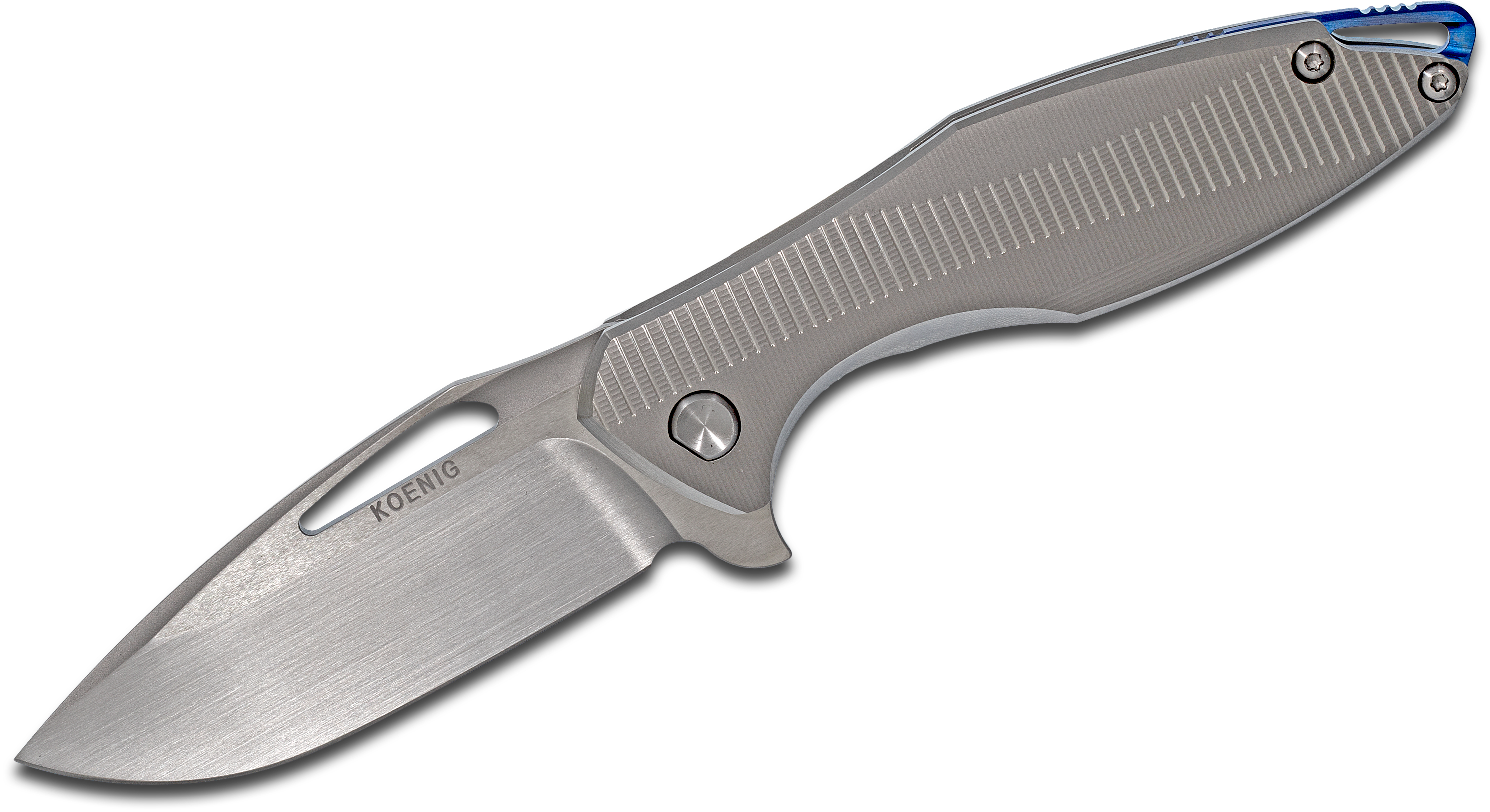 Koenig Knives Custom Arius Flipper Knife 3.5" CTS-XHP Hand Rubbed Satin ...