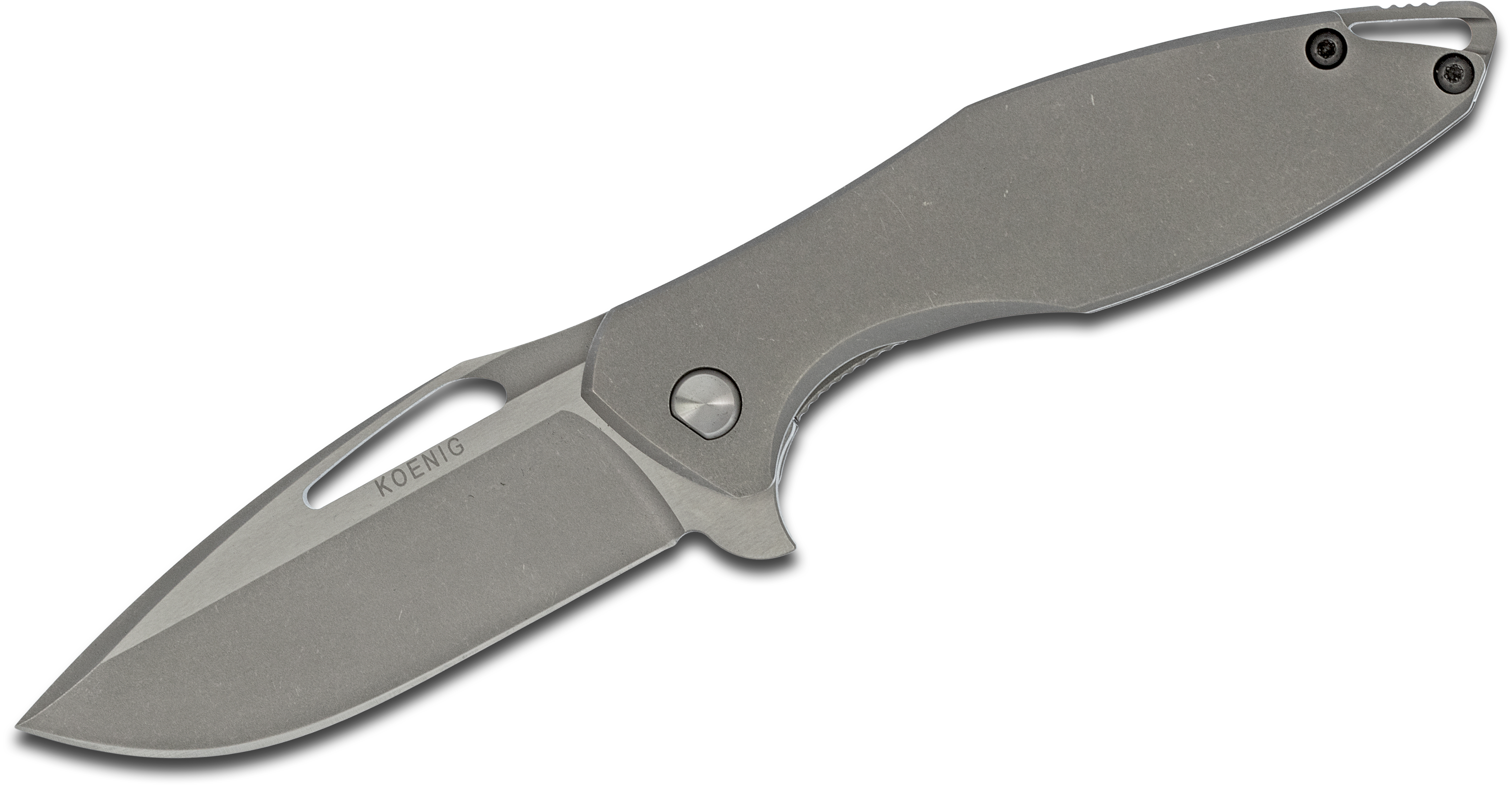 Koenig Knives Custom Arius Flipper 3.5" CTS-XHP Two-Tone Blade ...