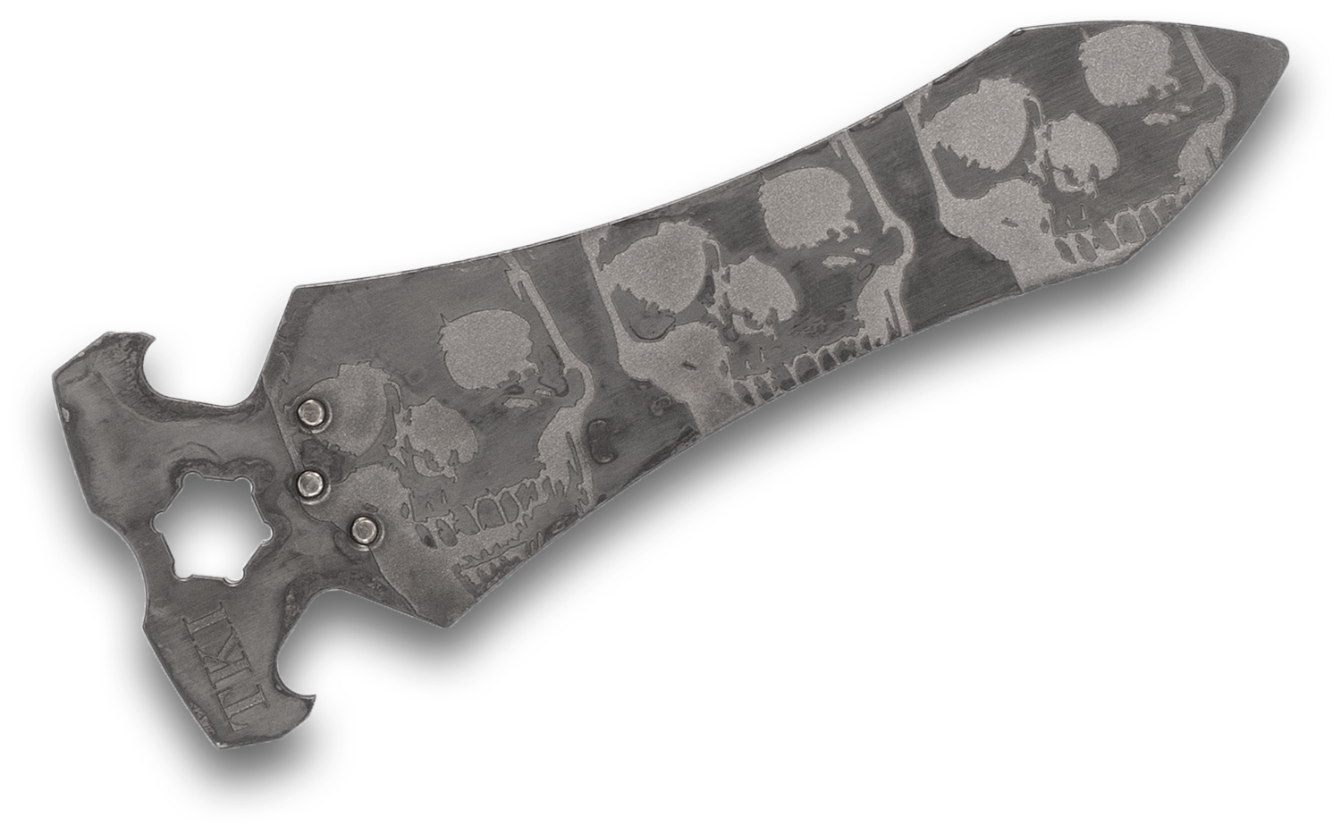 Krein Knives Custom TKI 2018 Cayenne Neck Knife/Steel Flame Tac Tool ...