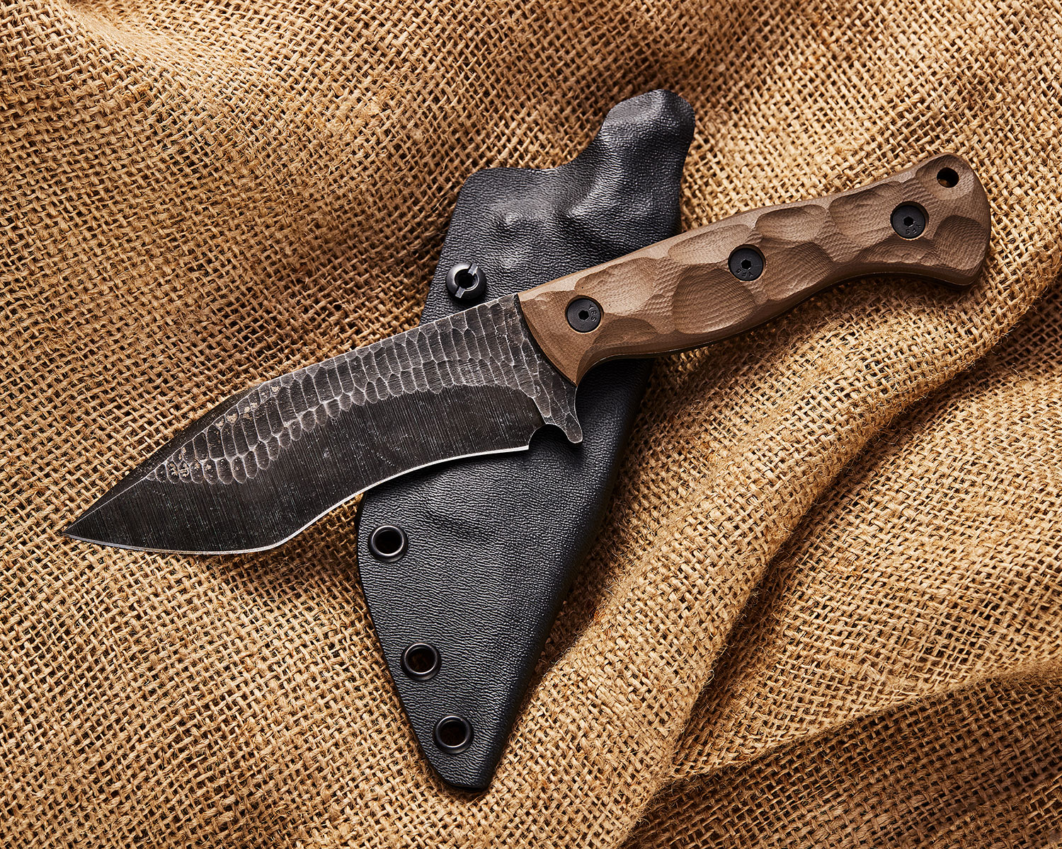 Kronos Knives Allen Arment Achilles USA-Made Fixed Blade Knife 4.8 ...