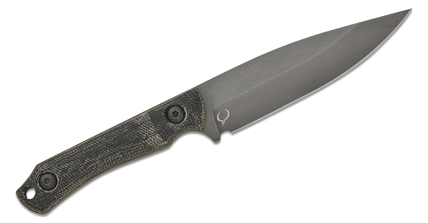 Kronos Knives Stroup Crossfade USA-Made Fixed Blade Knife 3.75" 154CM ...