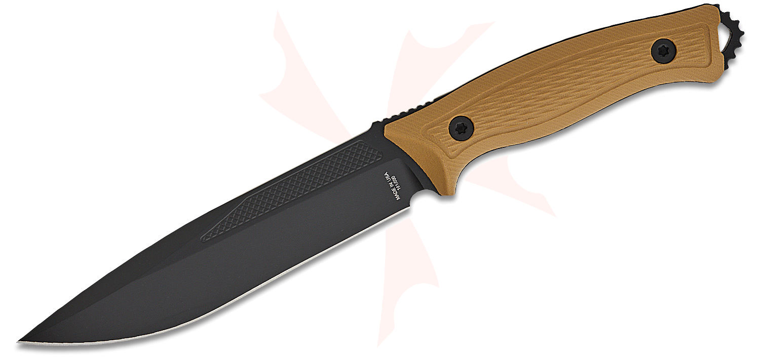 Kronos Knives Ken Onion EliteSurvival Fixed Blade Knife 6.06" 1095 ...